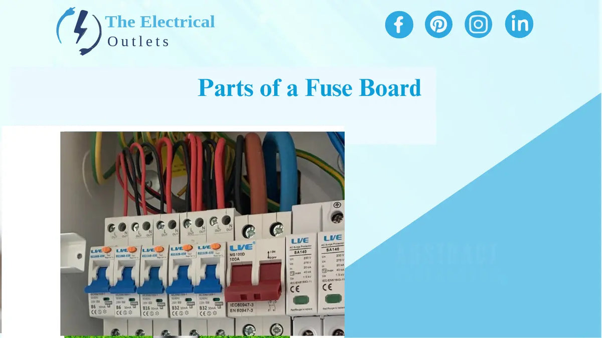 Parts of a Fuse Board – The Electrical Outlets