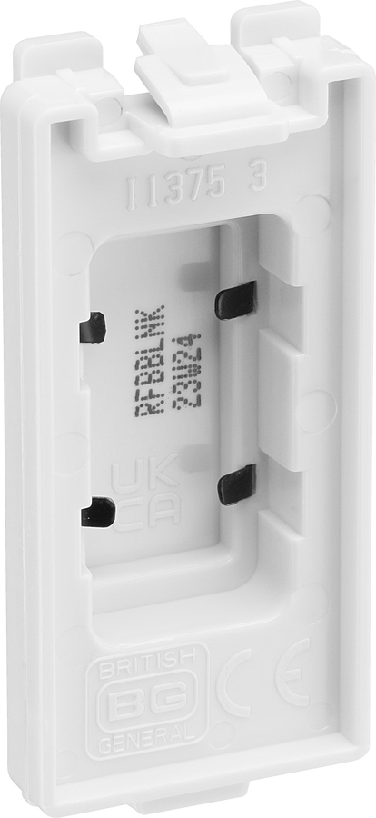 BG RFBBLNK Nexus Grid Matt Black Blank Module – The Electrical Outlets