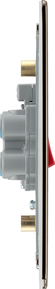 BG FBN72 Nexus Screwless Flat-Plate Cooker Switch Black Nickel Neon 2 ...