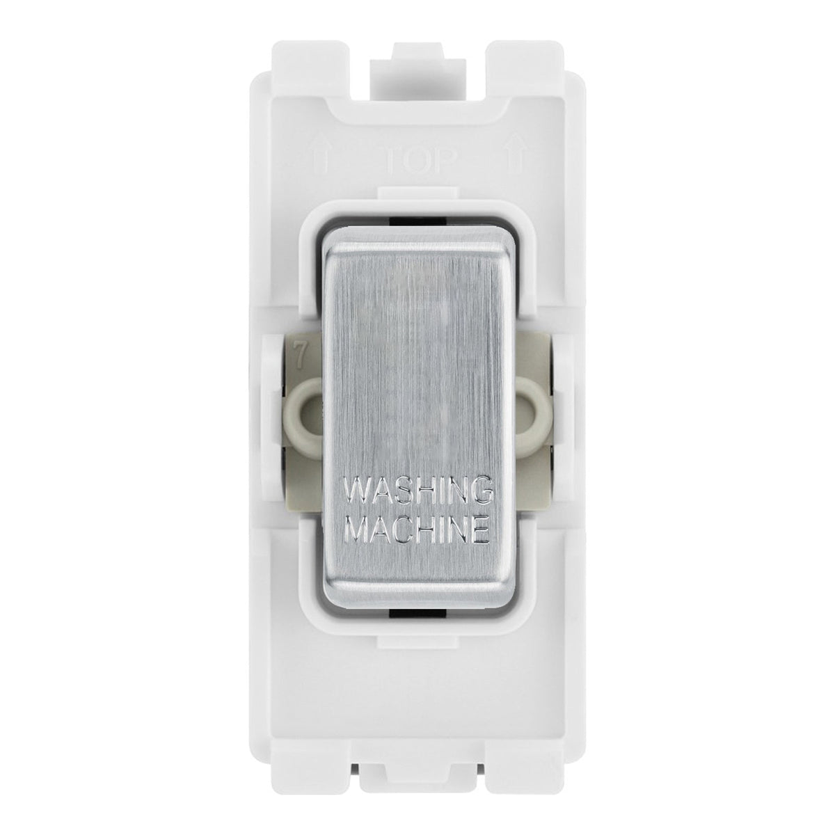 BG RRWMBS Brushed Steel 20 Amp Double Pole Appliance Grid Switch ...