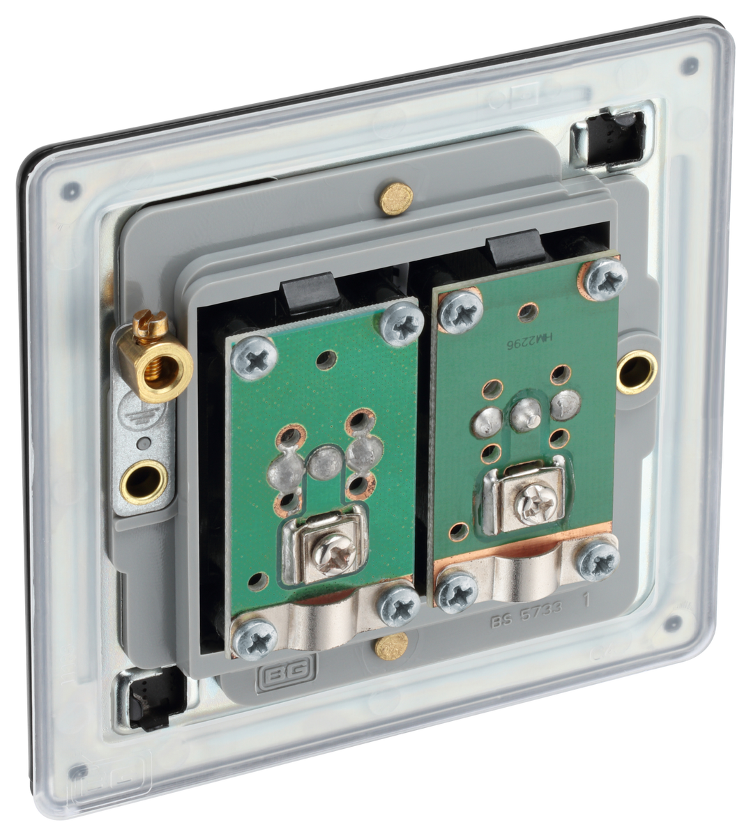BG Nexus FFB61 Matt Black Double Co-Axial Socket for TV or FM – The ...