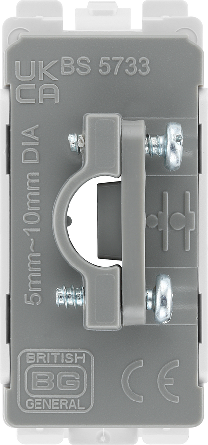 BG RFBFLEX Nexus Grid Matt Black 10mm Flex Outlet Module – The ...