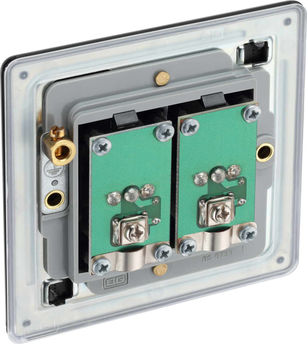 BG Nexus FFB63 Matt Black Double Isolated, Co-Axial Socket – The ...