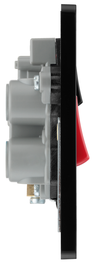 BG PCDBC70B Black Chrome Evolve 45A 2 Pole Cooker Control Unit 13A ...