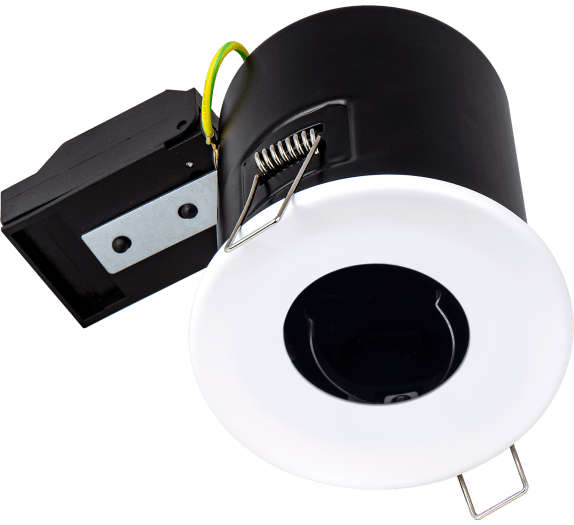 Luceco EFDGUFWH White 50W Max 87mm LED GU10 Fire-Rated Fixed Downlight ...