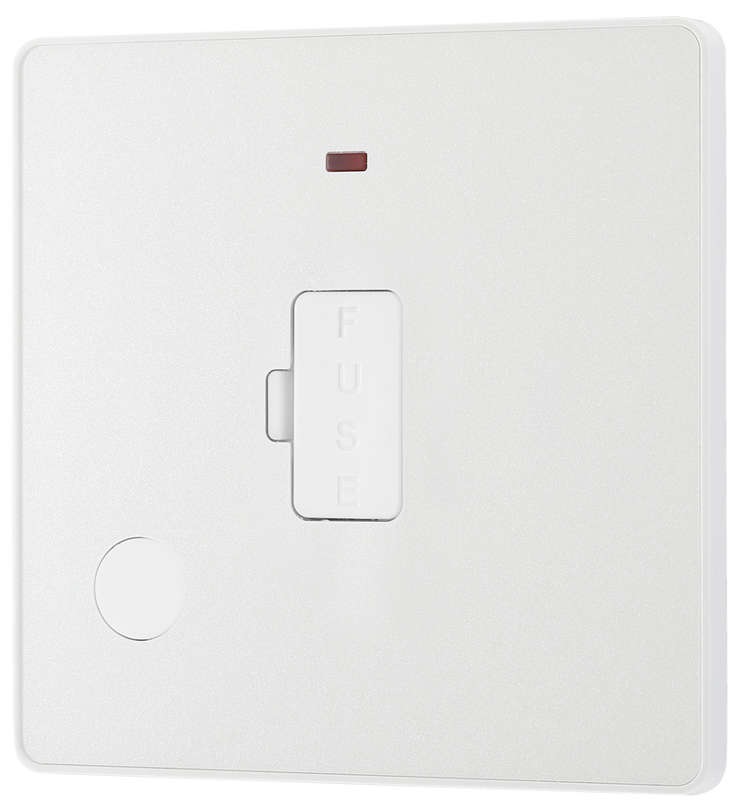 BG PCDCL54W Pearlescent White Evolve 13A Flex Outlet Neon Unswitched ...