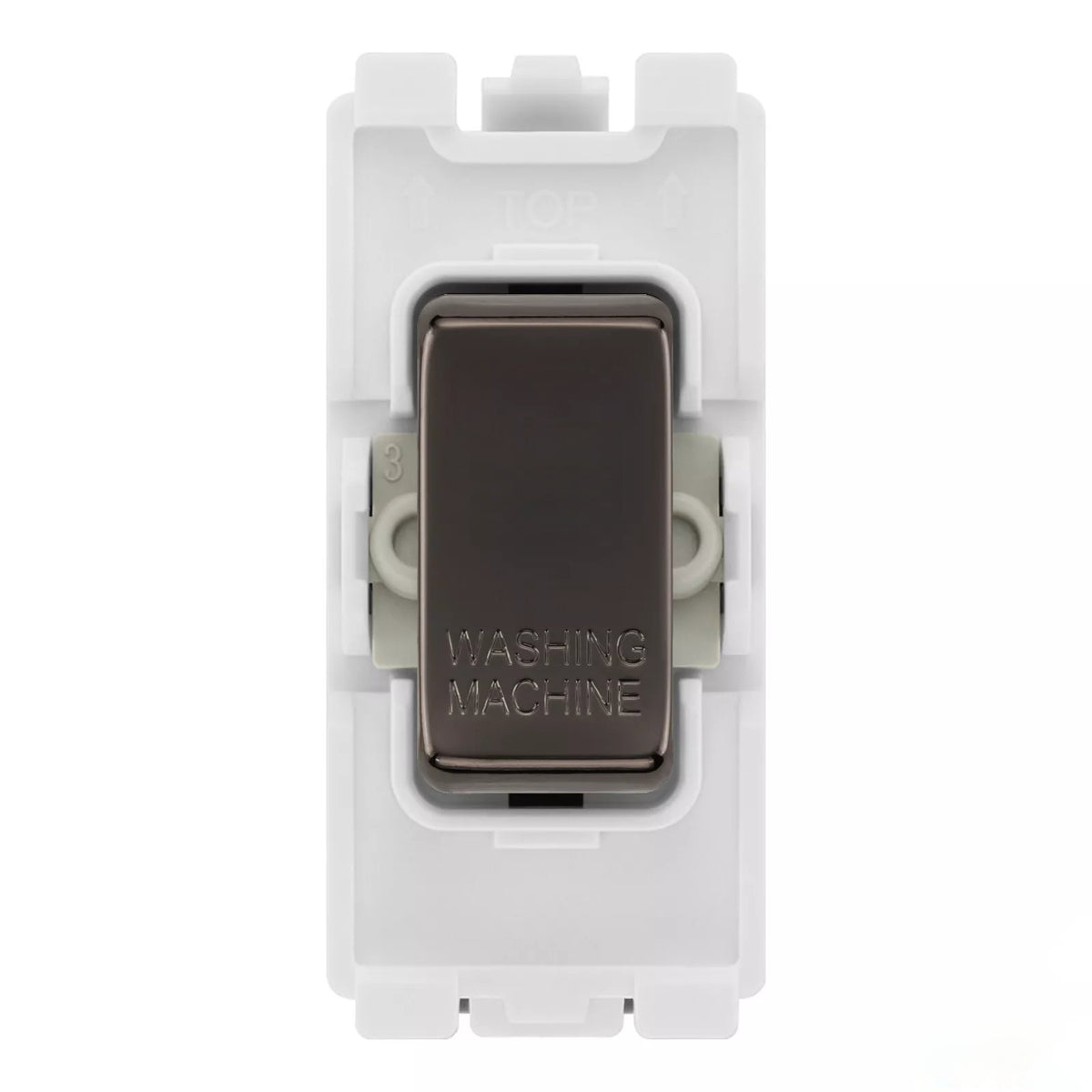 BG RRWMBN Black Nickel 20 Amp Double Pole Appliance Grid Switch ...