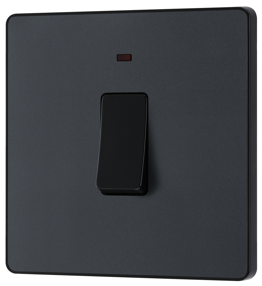 BG Evolve PCDMG31B Matt Grey 20A 2 Pole LED Switch - Black Insert – The ...