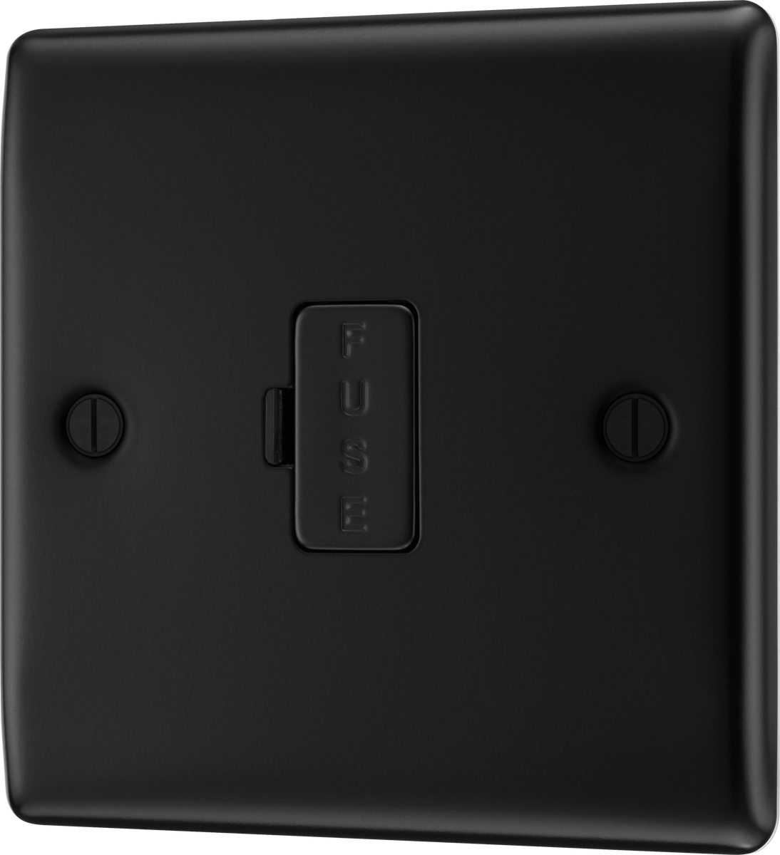 BG NFB54 Nexus Metal Matt Black 13A Unswitched Fused Spur Unit – The ...