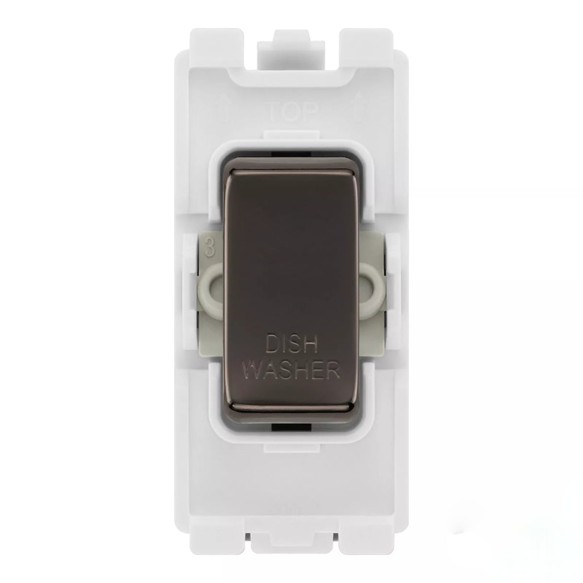 BG RRDWBN Black Nickel 20 Amp Double Pole Appliance Grid Switch ...